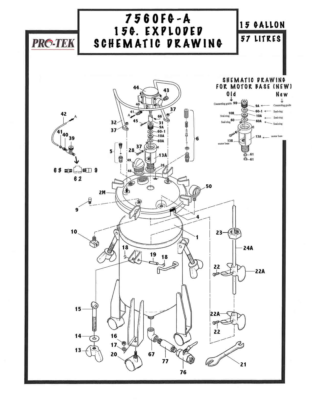 15 G. gravity pressure tank - pro-teksprayequipment.com