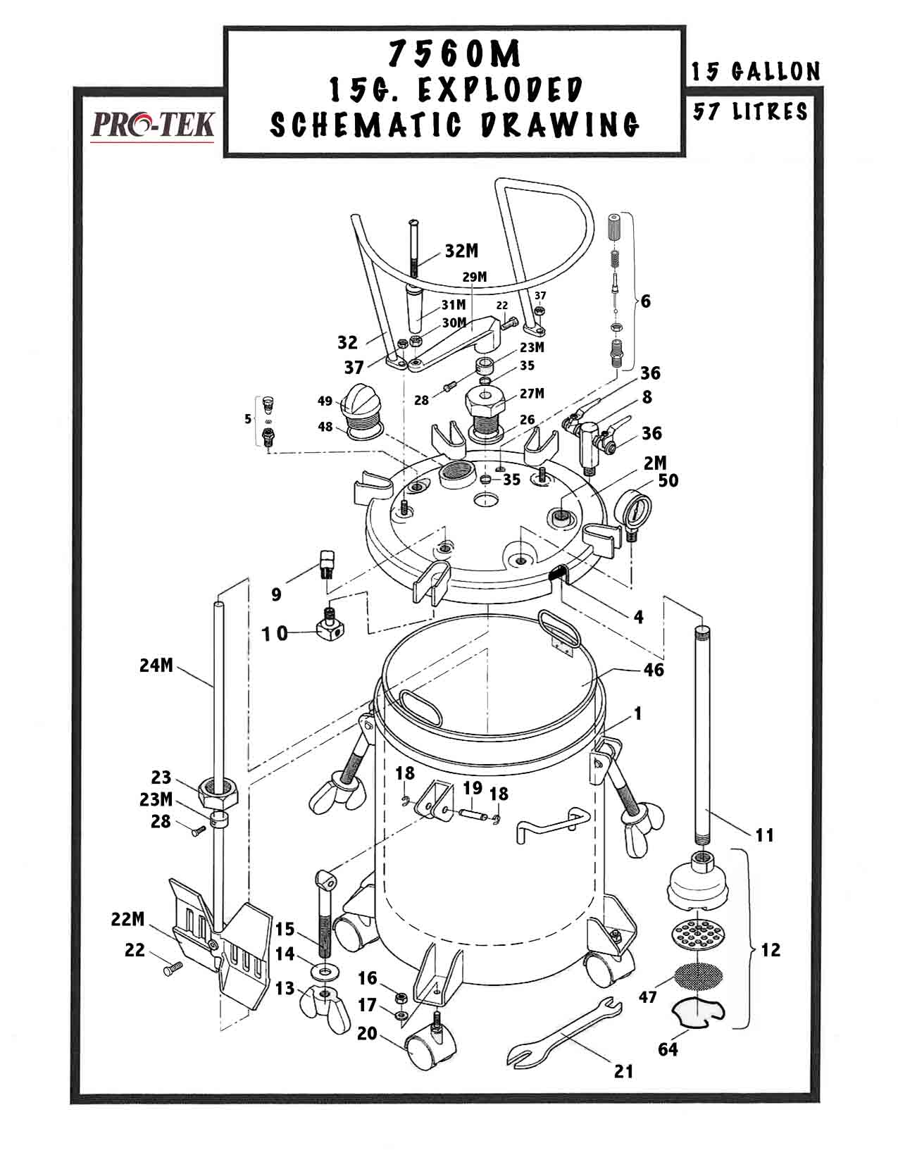 Pressure Tank - Steel - pro-teksprayequipment.com