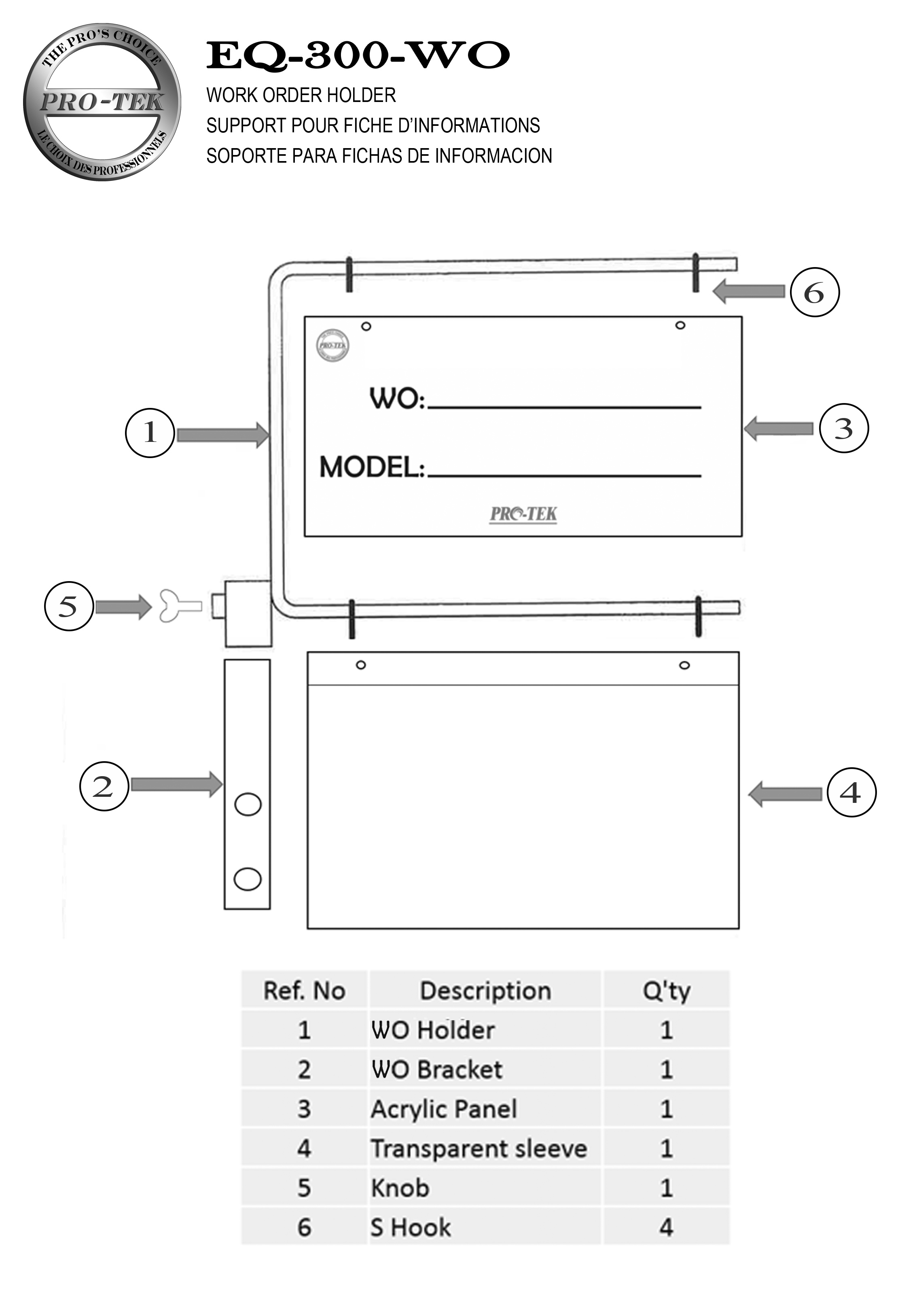 Work Order Holder - pro-teksprayequipment.com