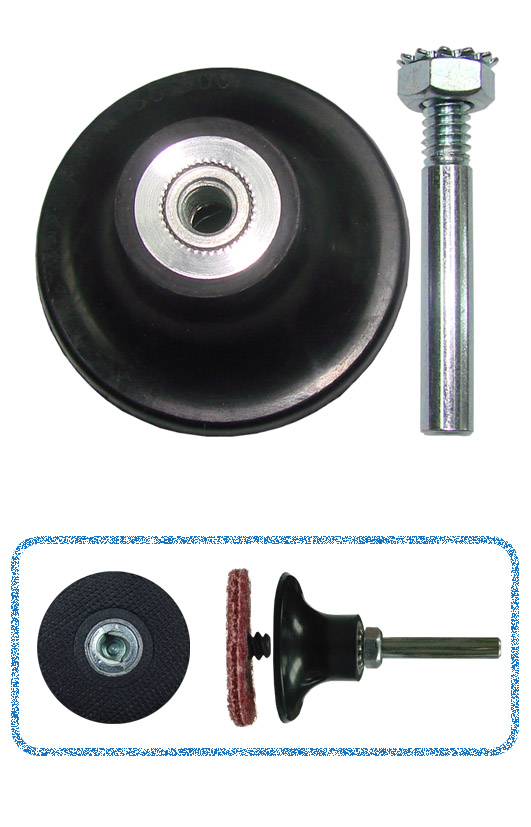 2IN Roloc disk holder with 1/4''shank - pro-teksprayequipment.com